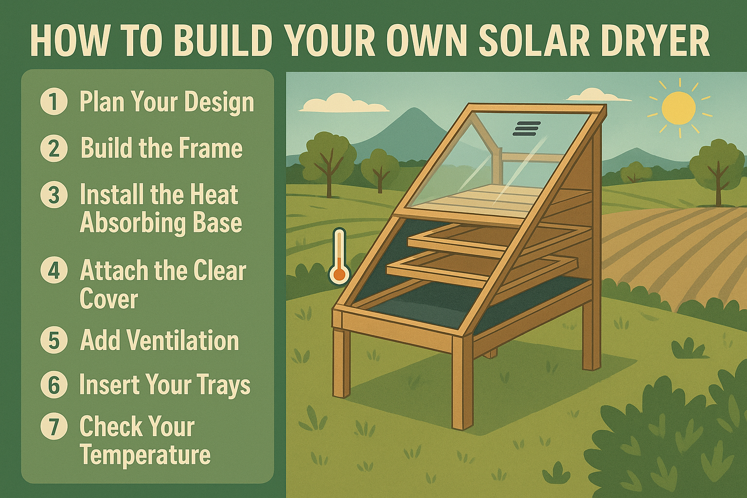 How To Build Your Own Solar Dryer